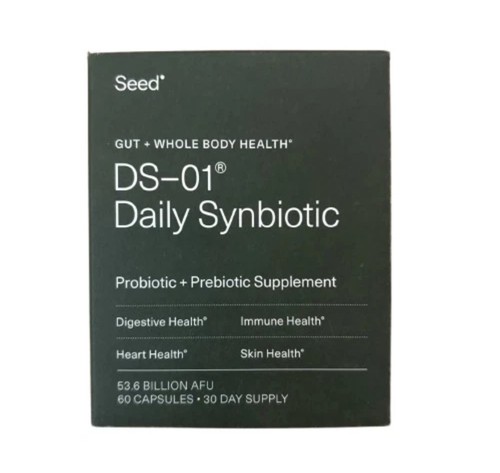 SEED PROBIOTICS DS-01 Daily Synbiotic + PREBIOTIC SUPPLEMENT 60 ...