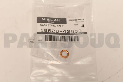 1662643G00 Genuine Nissan GASKET-NOZZLE 16626-43G00 | eBay Australia