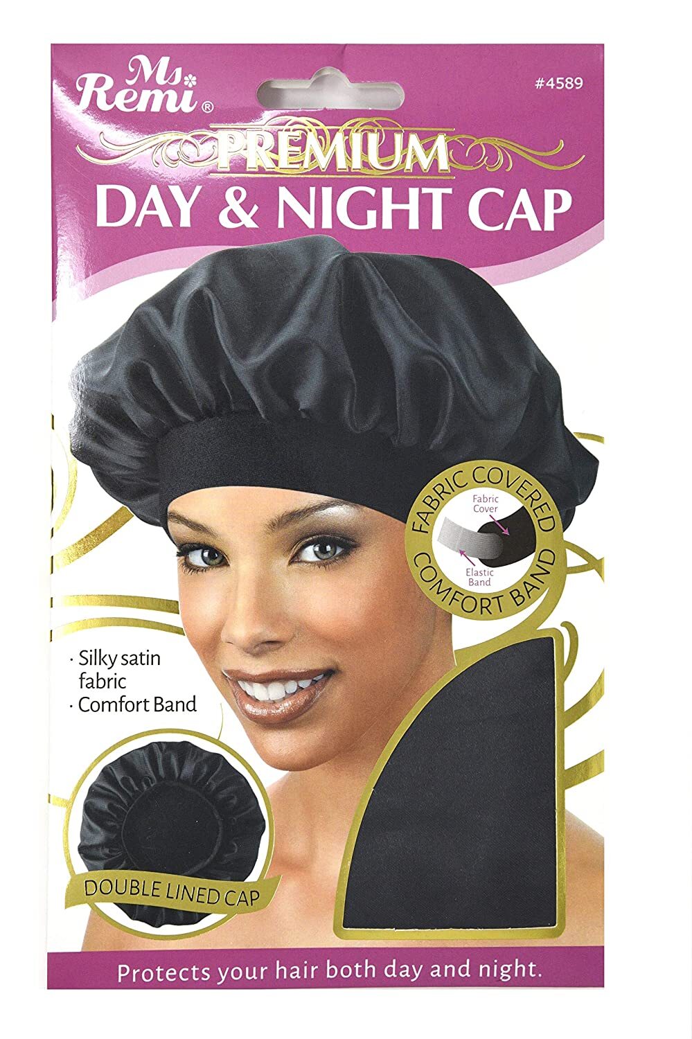 Ms Remi Annie 4554 Premium Deluxe Day & Night Cap double lined satin ...