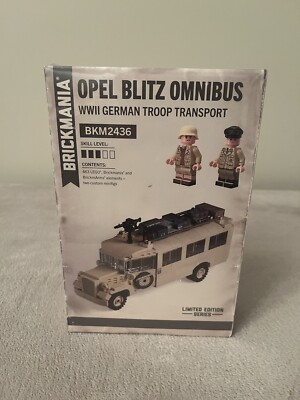 Brickmania Opel Blitz Omnibus WWII German Troop Transport SEALED | eBay