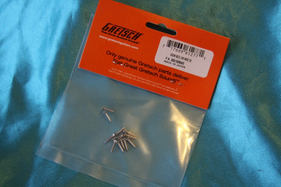 Gretsch Pickup Bezel Screws, 0435C, Chrome, Pack of 12, 0061009049 | eBay