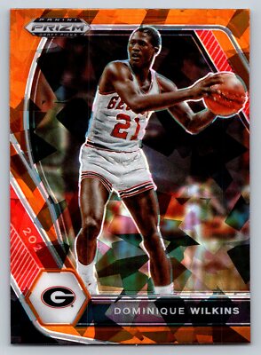 2021 Panini Prizm Collegiate Draft Picks #93 Dominique Wilkins Orange ...