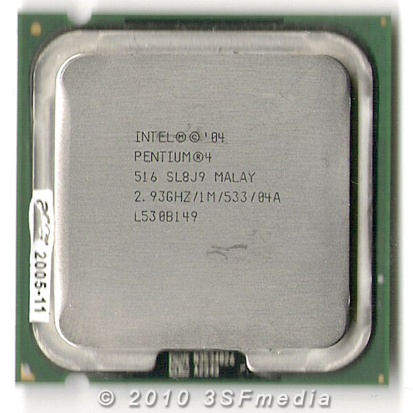 P4 - 2.93 GHz / 1M / 533 MHz - SL8J9 | eBay
