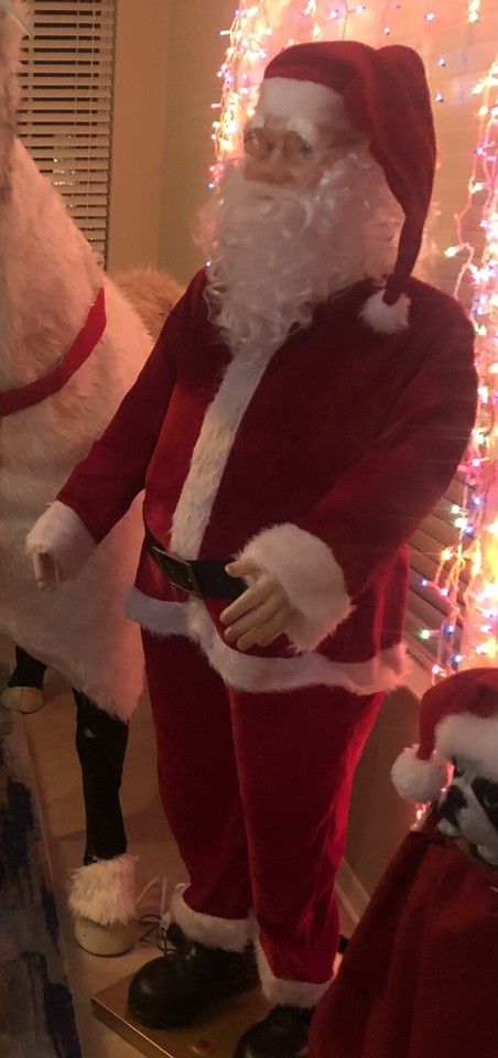 Christmas Animatronic Life size Santa Singing Dancing Bilingual MP3 | eBay