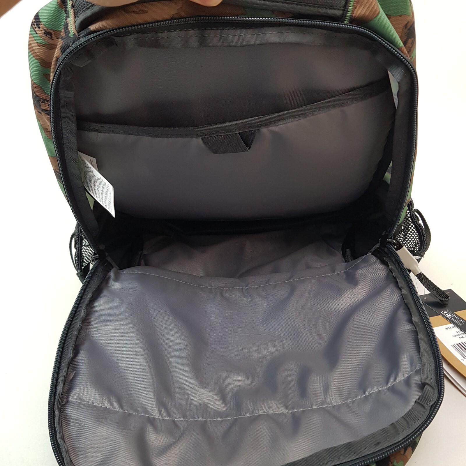 The North Face Jester Backpack 28L Green Camo Print Commuter Laptop ...