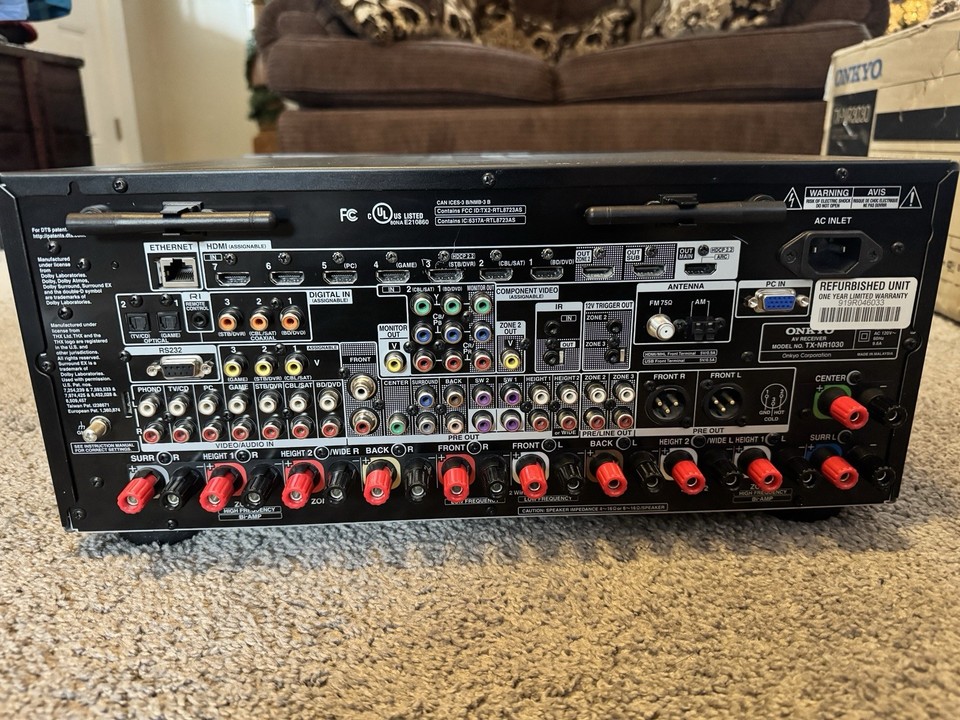 Onkyo TX-NR1030 9.2-CHANNEL Network AV Receiver | eBay