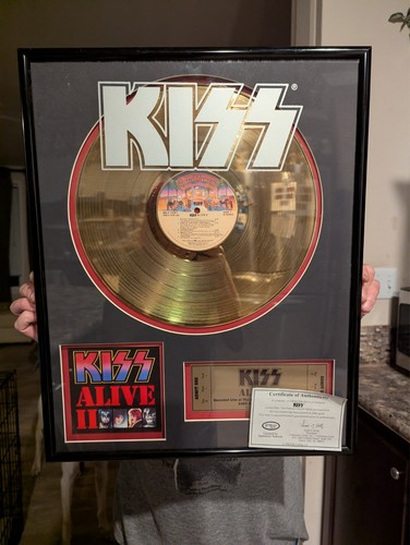 KISS - "RARE" 1998 KISS ALIVE II GOLD RECORD | eBay