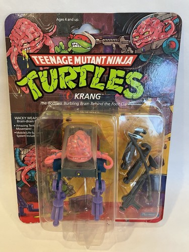 1989 Playmates Teenage Mutant Ninja Turtles Krang Sealed on Card ...