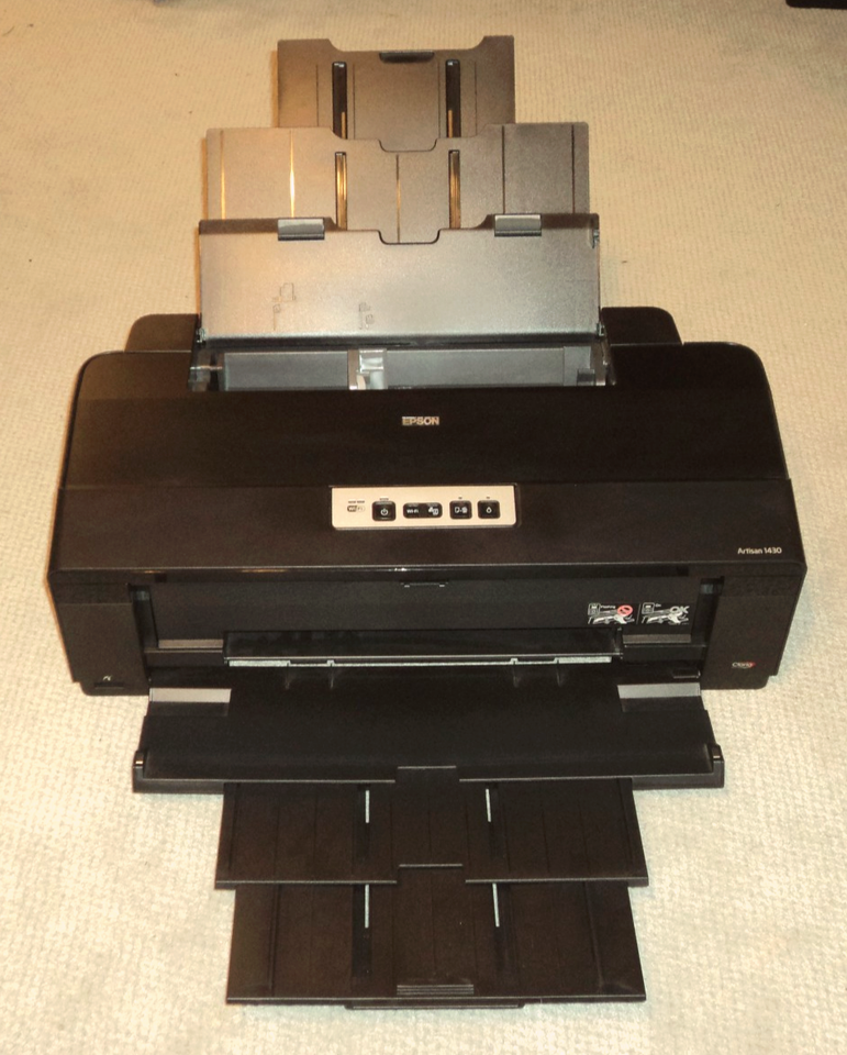 EPSON ARTISAN 1430 USB WiFi Wide-Format Wireless Color Inkjet Printer ...