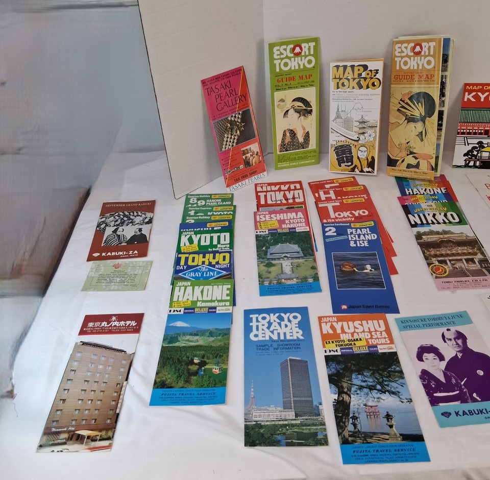 VTG 1980s Japan Travel Brochures & Maps Ephemera Lot of 41 Tourist ...