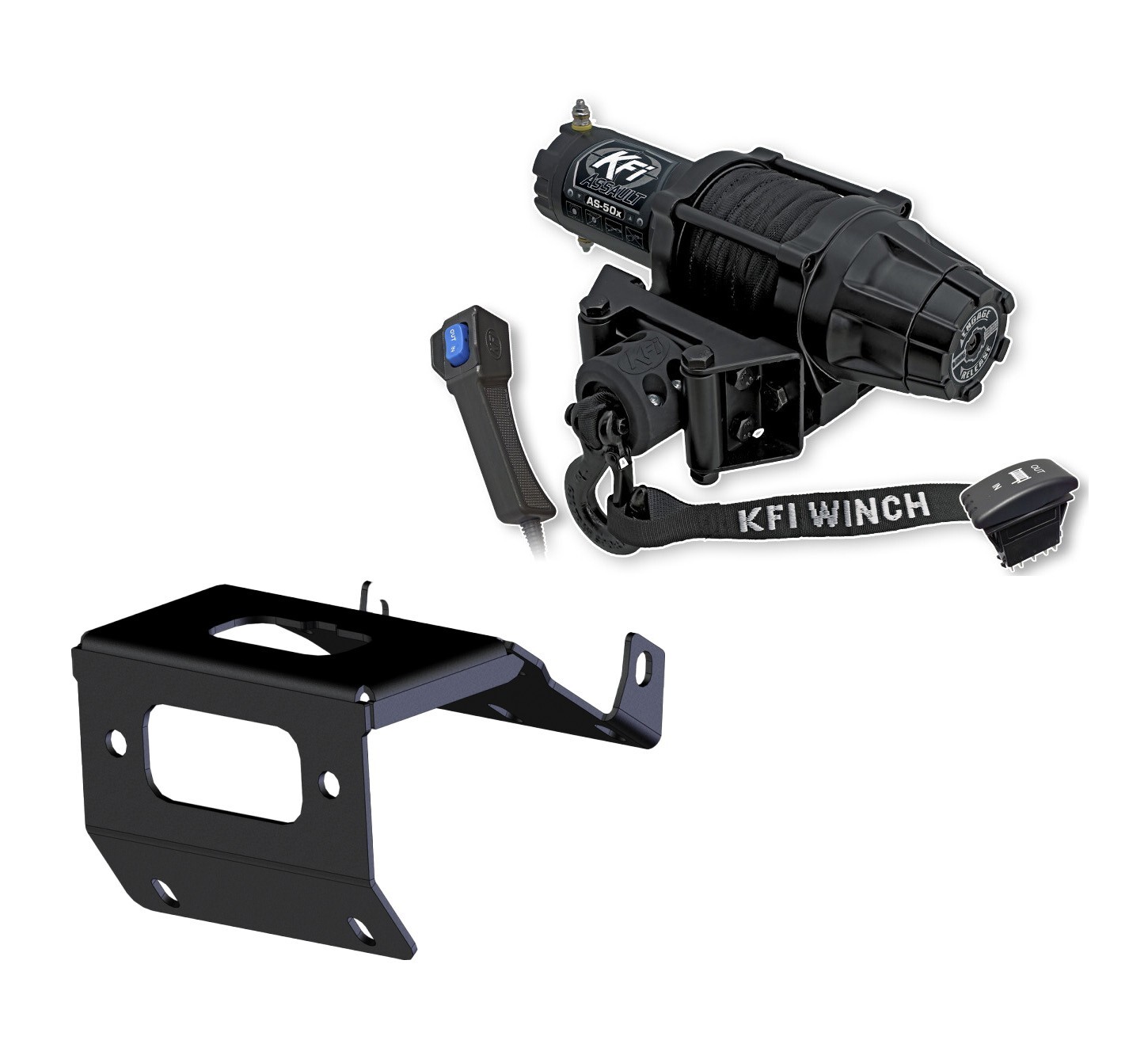 KFI 5000lb Assault Winch Kit for Polaris RZR 4 Turbo EPS 2016-2024 | eBay