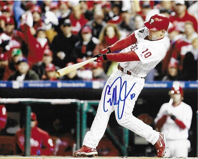 GEOFF JENKINS Signed Autographed 8x10 Baseball Photo Philadelphia ...