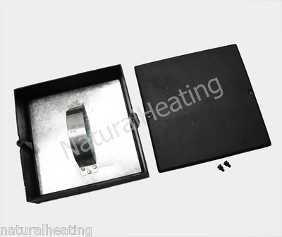 Soot Door Box 9x9 Chimney Flue Wood/Coal Stove Cast Iron Liner EXTERNAL ...