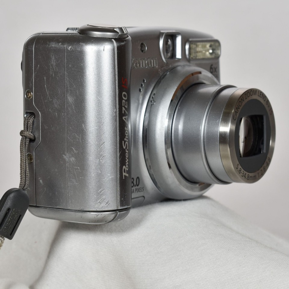 Canon Powershot A720 IS Digital Camera 8.0MP 6x Optical Zoom Video 8GB ...