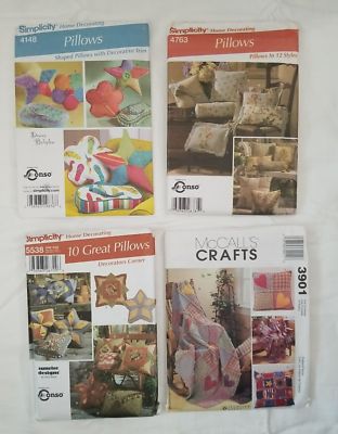 Simplicity Home Decorating Sewing Patterns 4148 4763 5538 McCalls 3901 ...