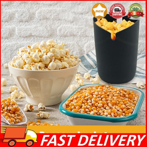 Foldable Popcorn Bowl Heat-resistance Snacks Candy Bucket for Home ...