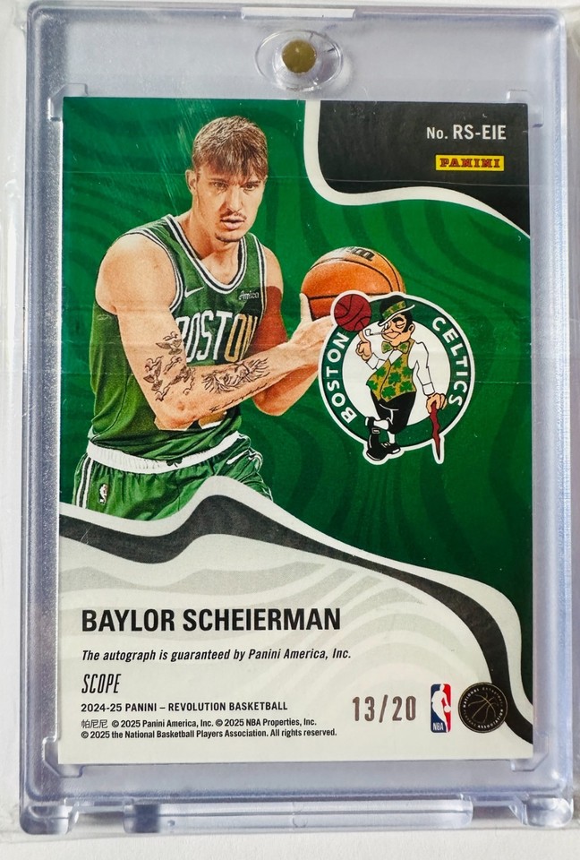 2024-25 Panini Revolution Baylor Scheierman AUTO RC Scope SP #/20 ...