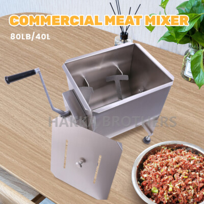 Hakka 60lbs/30L Capacity Tank Commercial Hopper Meat Mixer Sausage ...