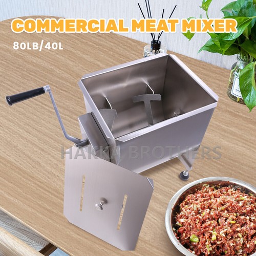 Hakka 60lbs/30L Capacity Tank Commercial Hopper Meat Mixer Sausage ...