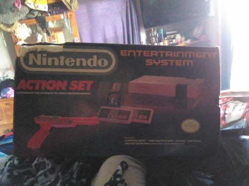 Nintendo NES Action Set Gray Console | eBay