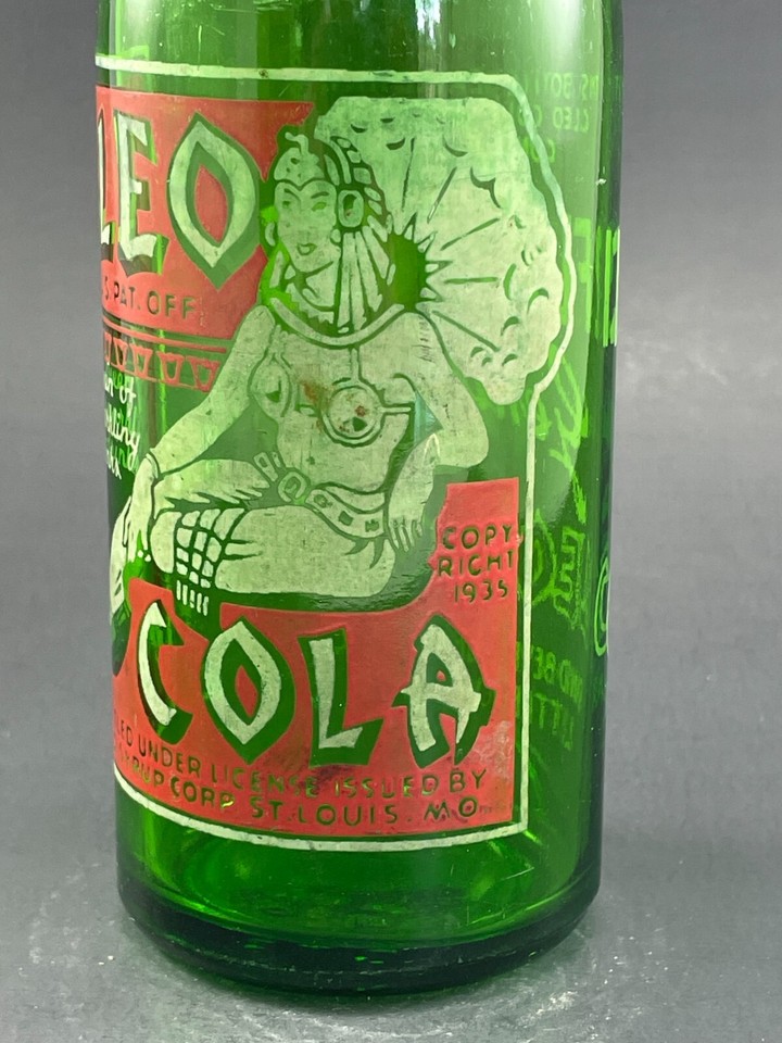 CLEO COLA Green Soda Pop ACL Bottle LITTLE ROCK AR ARKANSAS | eBay