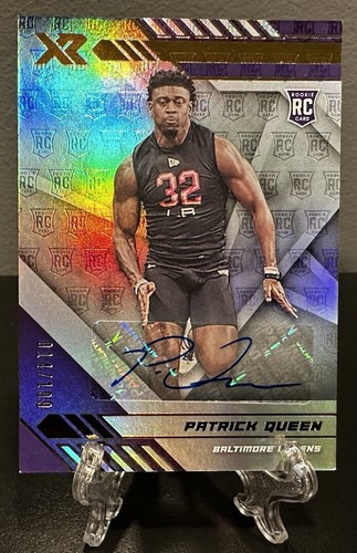 2020 XR PATRICK QUEEN Auto Rookie #/199 Mirror Autograph🔥LSU Baltimore ...