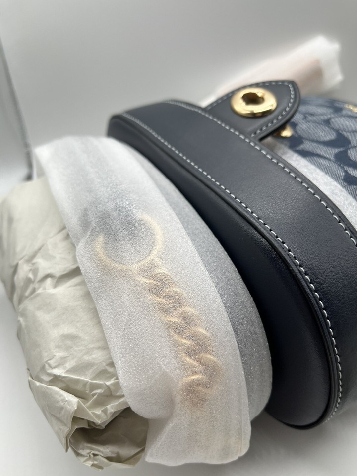 Coach Kay crossbody in signature chambray gold denim multi style C8165 ...