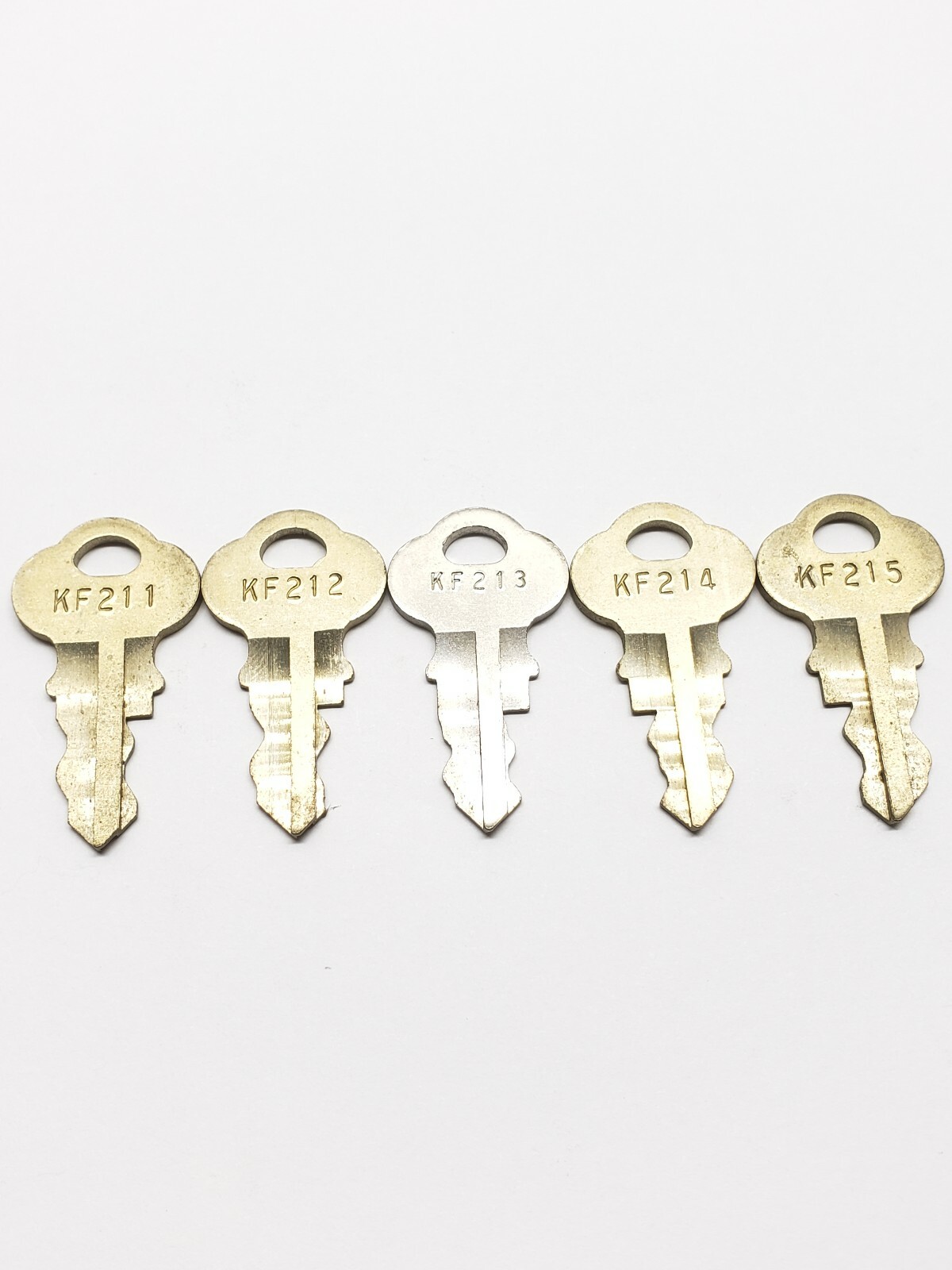 Chicago Lock Co original cut keys, KF, set of 5, motor, boat, vending ...