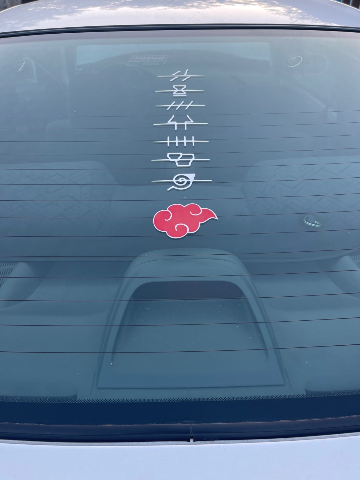 Naruto Akatsuki Car Decal Spine Sticker | eBay