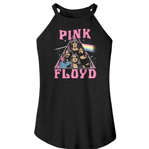 Pink Floyd Space Faces Prism Women's Rocker Tank Dark Side of the Moon ...