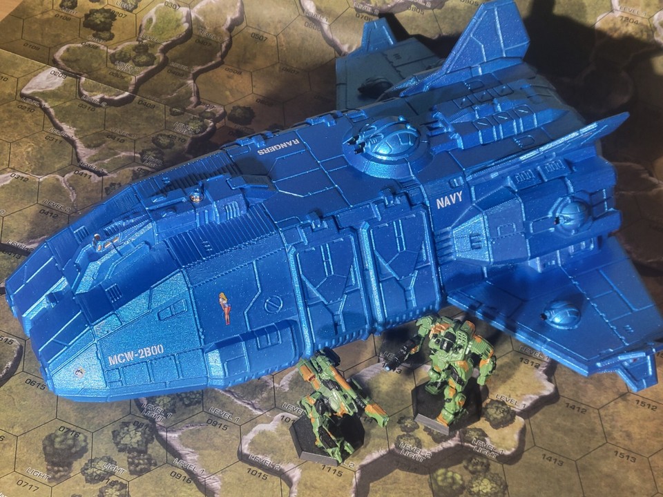 Battletech Mechscale Leopard Dropship Ultimate IS Mercenaries Lance ...