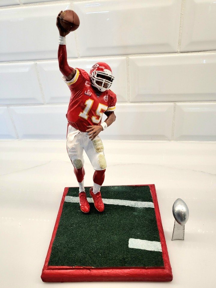NFL Custom Mcfarlane Patrick Mahomes KC Chiefs Action Figure W ...