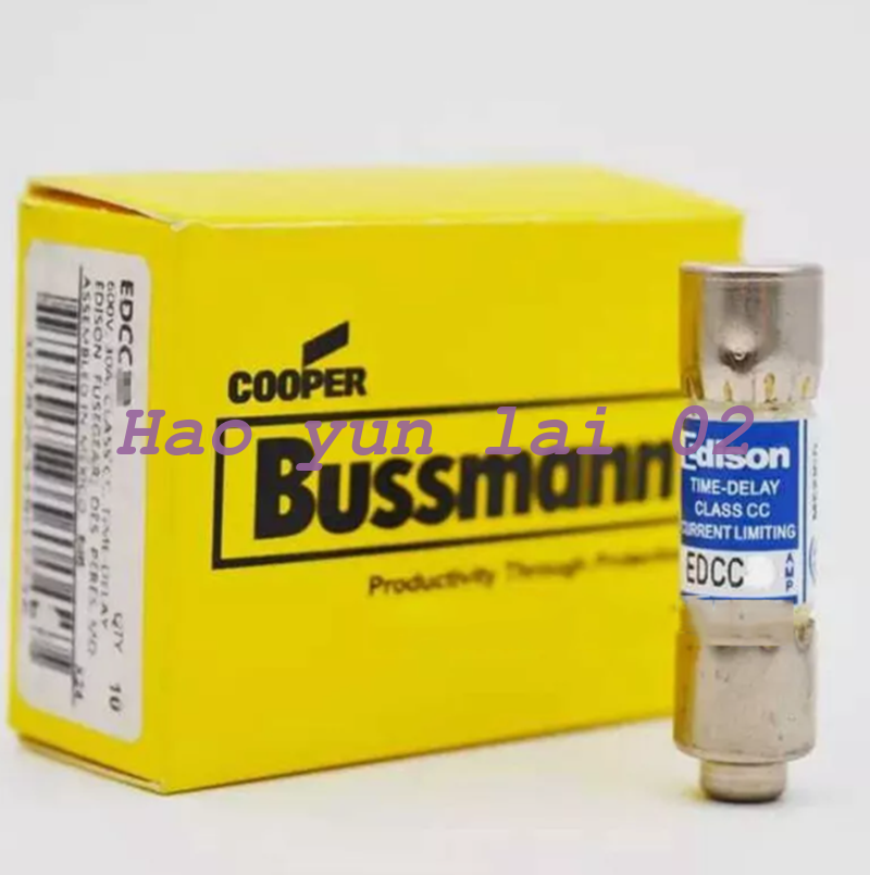 10PCS/BOX NEW FOR Edison fuse Bussmann Time-delay fuse EDCC10 10A | eBay