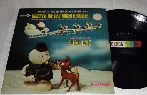 1965 Rudolph The Red-Nosed Reindeer LP - Decca DL 34327 Burl Ives ...