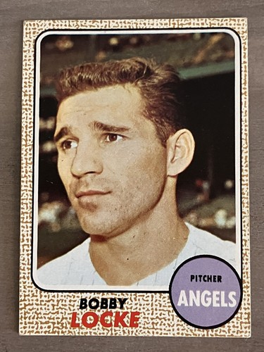 Bobby Locke 1968 Topps Player Card. California Angels | eBay