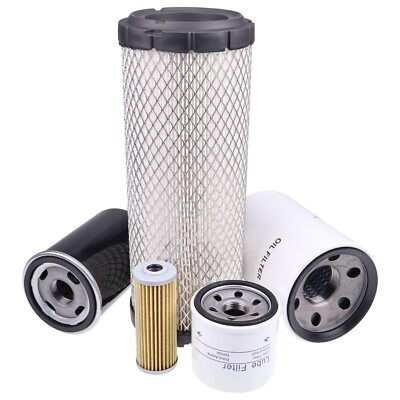 Oil Fuel Air Filter Kit Fit Yanmar Tractors SA221 SA324 SA424 (KIT ...