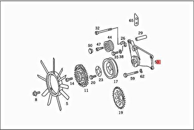 Genuine MERCEDES Bearing bracket 1032001728 | eBay