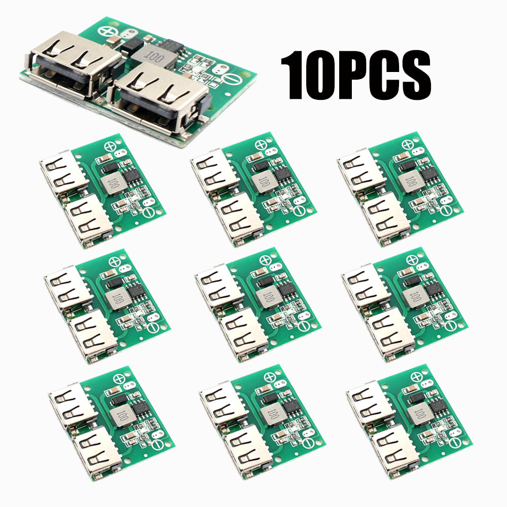 10pcs 15W Dual USB 5V 3A DC Buck Voltage Step-down Charging Module 9V ...