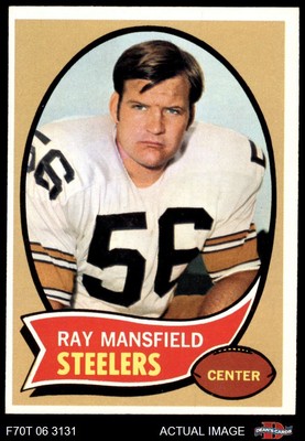 1970 Topps #107 Ray Mansfield Steelers Washington 5 - EX | eBay