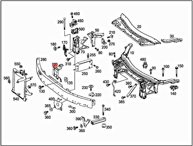 Genuine MERCEDES C253 X253 GLC X253 Coupe C253 Bracket 2536260000 | eBay