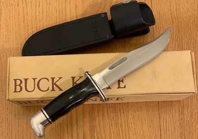 PRE DATE CODE BUCK 119 KNIFE W/ SHEATH NEVER USED IN BOX | eBay