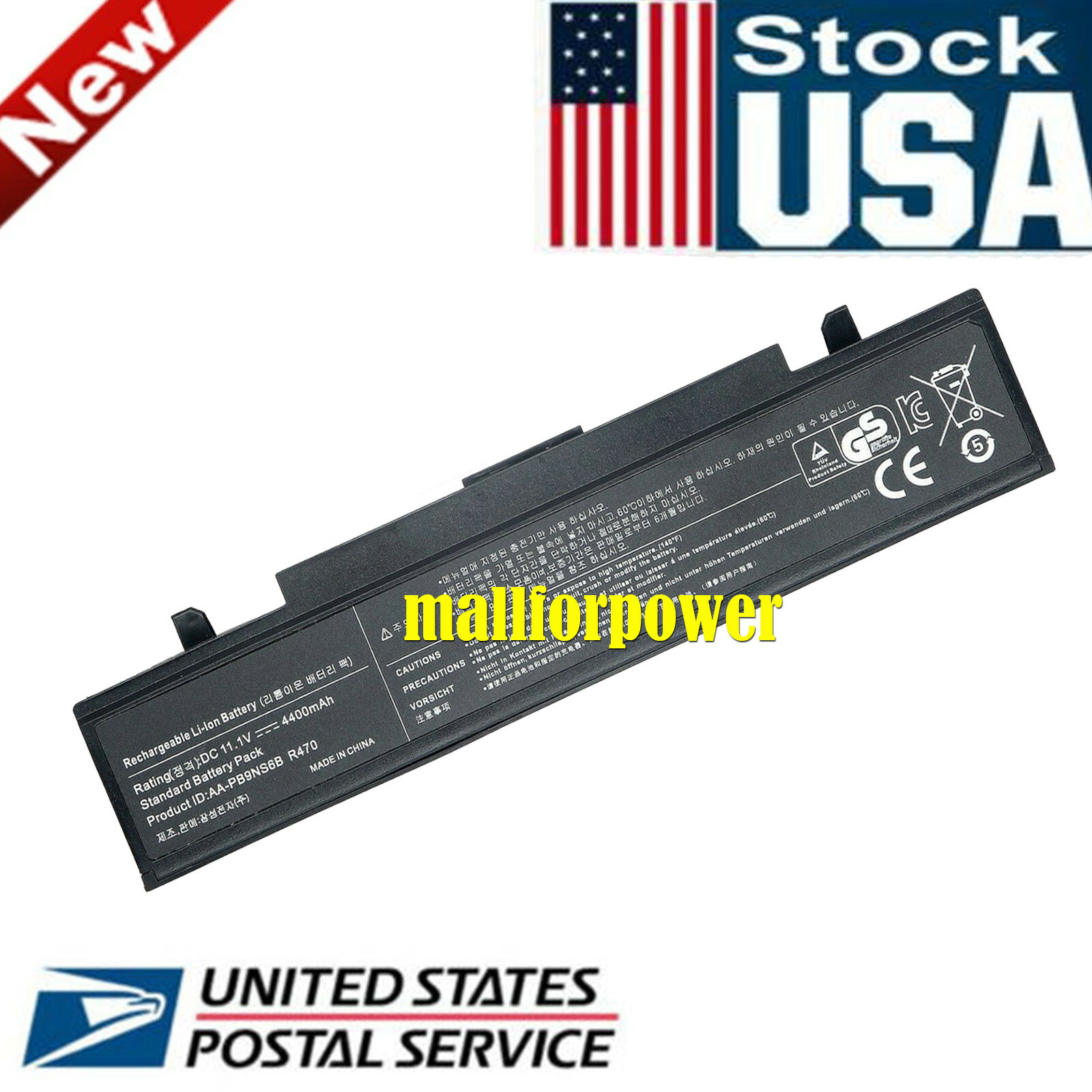 Battery for Samsung NP-RF511 NP-SF410 NP-R540 NP-SF411 NP-RF710 NT ...