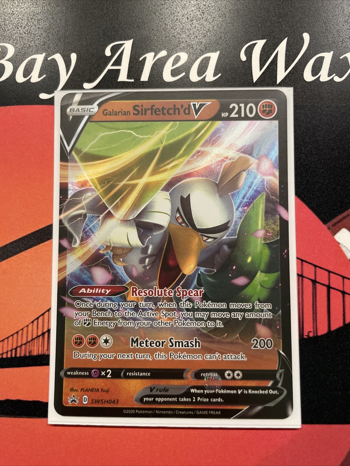 Galarian Sirfetch'd V SWSH043 - Black Star Promo Pokemon Card - NM | eBay