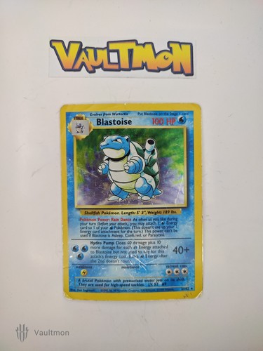 Pokemon Blastoise Base Set Holo 2/102 TCG Card | eBay