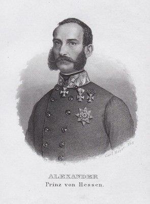 Alexander By Hesse - Darmstadt Prince Portrait Steel Engraving | eBay