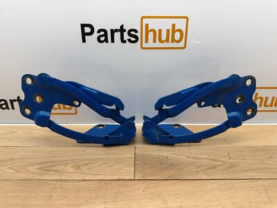 2017 JAGUAR F TYPE S COUPE FRONT HOOD HINGE HINGES SET OF 2 ULTRA BLUE ...