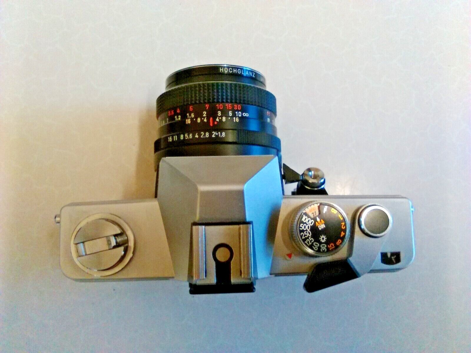 1970's Praktica LTL3 SLR Film Camera w/ Pentacon 50mm f/1.8 Lens + Case ...