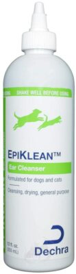 Dechra EPIKLEAN DOG & CAT Ear Cleanser 12 fl.oz 355 ml Drying Remove ...