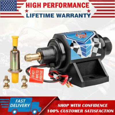 Universal Micro Fuel Pump Electric Gas Diesel Inline Low Pressure 5 ...