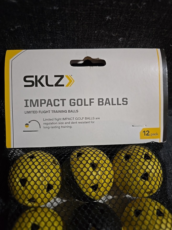 New SKLZ Impact Golf Training Balls 12 Pack Limited Flight Training ...